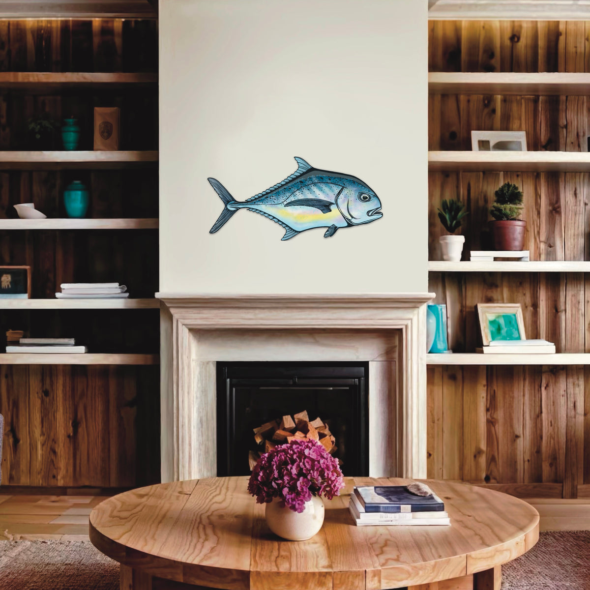 African Pompano || Print Mount – Bold Coast Burns